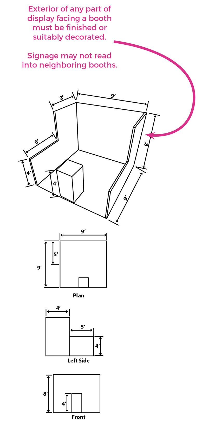 Booth Regulations | Today's Bride Pros | Grow Your Ohio Wedding Business